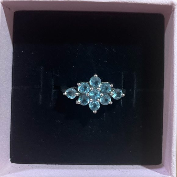 Jewelry | Ss Blue Topaz Cocktail Ring | Poshmark